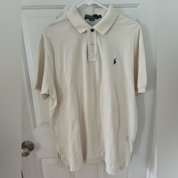 Polo Ralph Lauren | Shirts | Mens Cream Colored Polo By Ralph Lauren ...